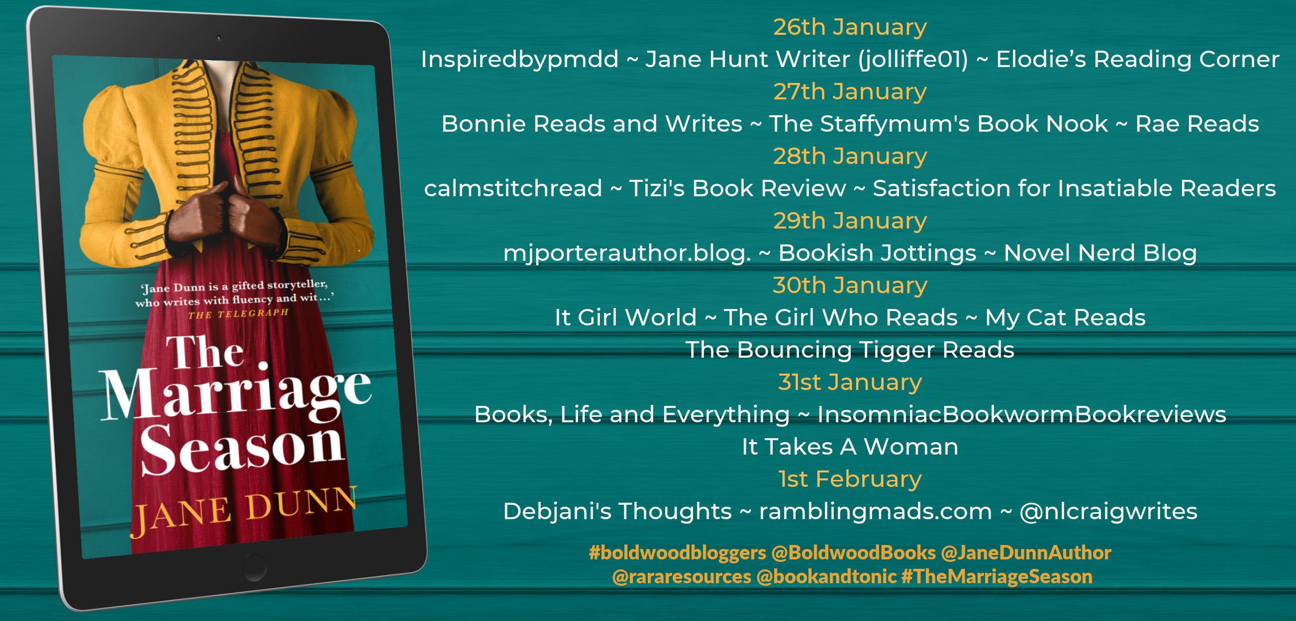 Blog Tour and Book Review: The Marriage Season #RegencyRomance – Bonnie ...